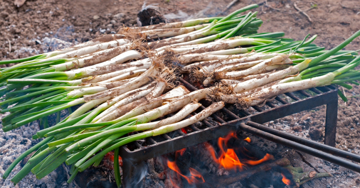 Messy eating - Catalonia's calçots | Barcelona Inside and Out
